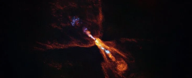 For the first time in history: The moment a new solar system is born ...