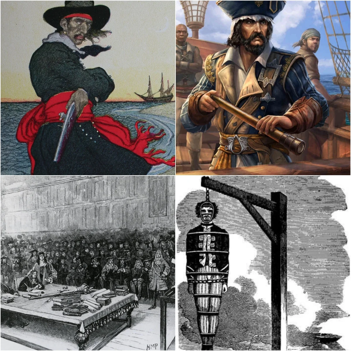 IRON CAGE OF SHAME: The Grisly Death of Captain Kidd - From Naval Hero ...