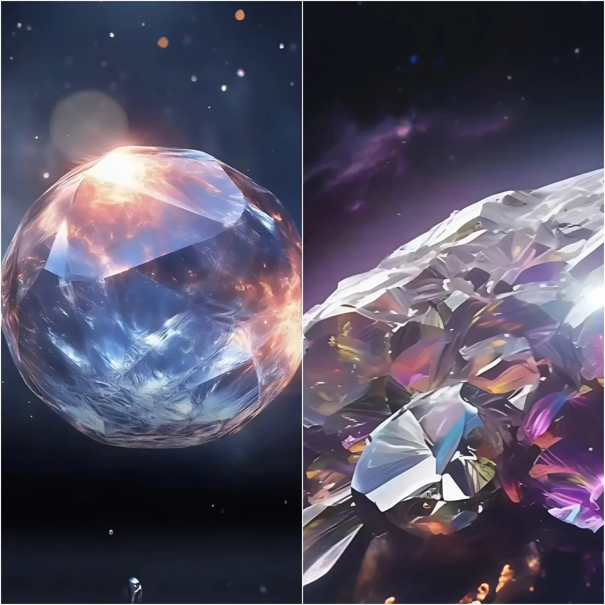 COSMIC MIRACLE: Scientists Discover a Diamond Planet 3,000 Times ...