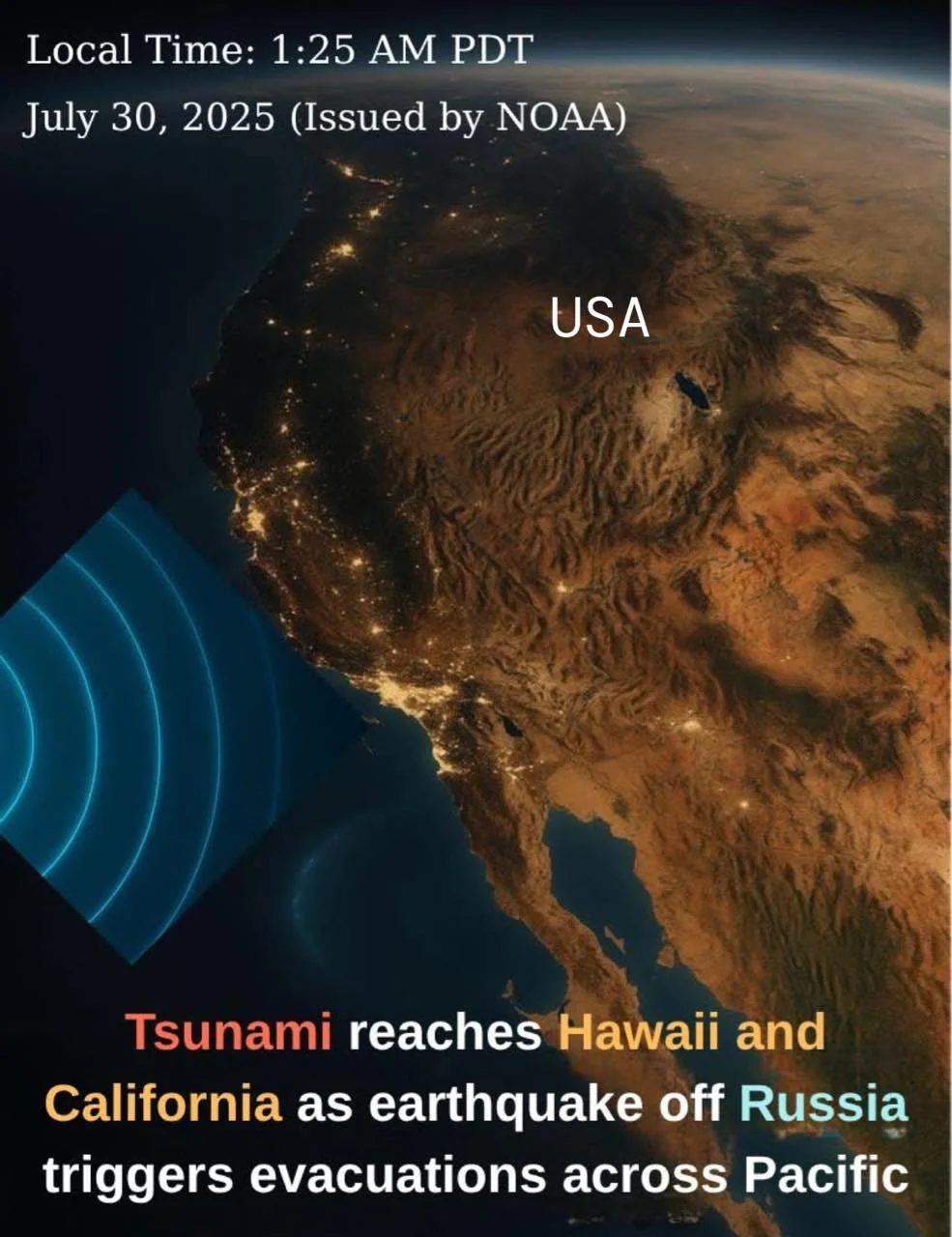 🌊 BREAKING: Tsunami Hits Pacific Following Major Earthquake 🌊