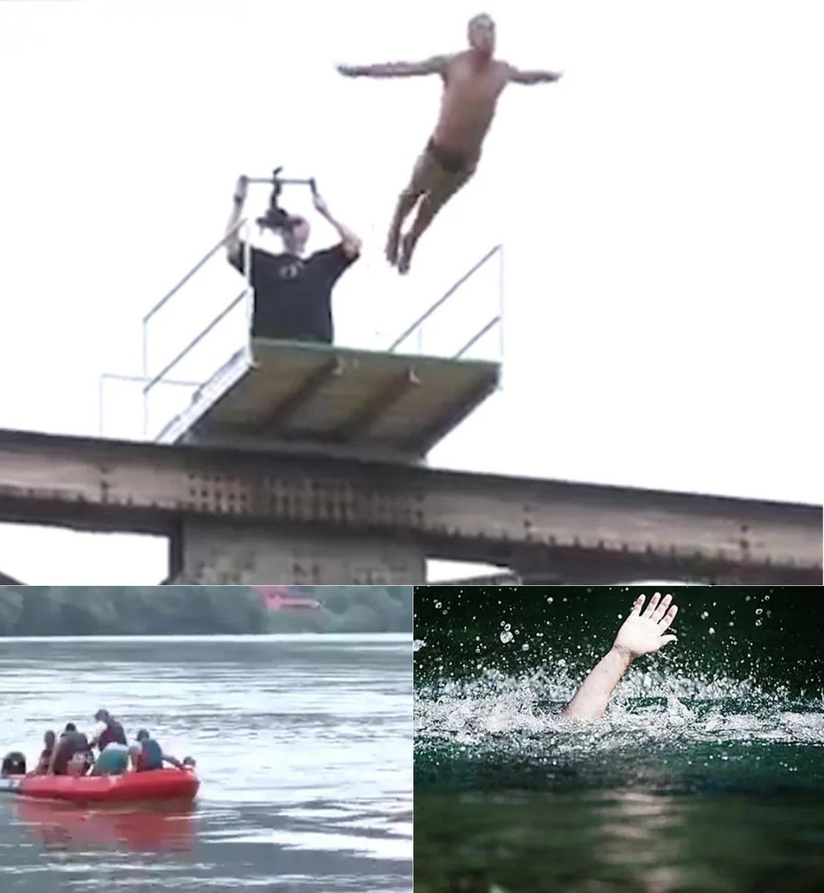 The jump was executed perfectly: Millions of live viewers waited, but ...