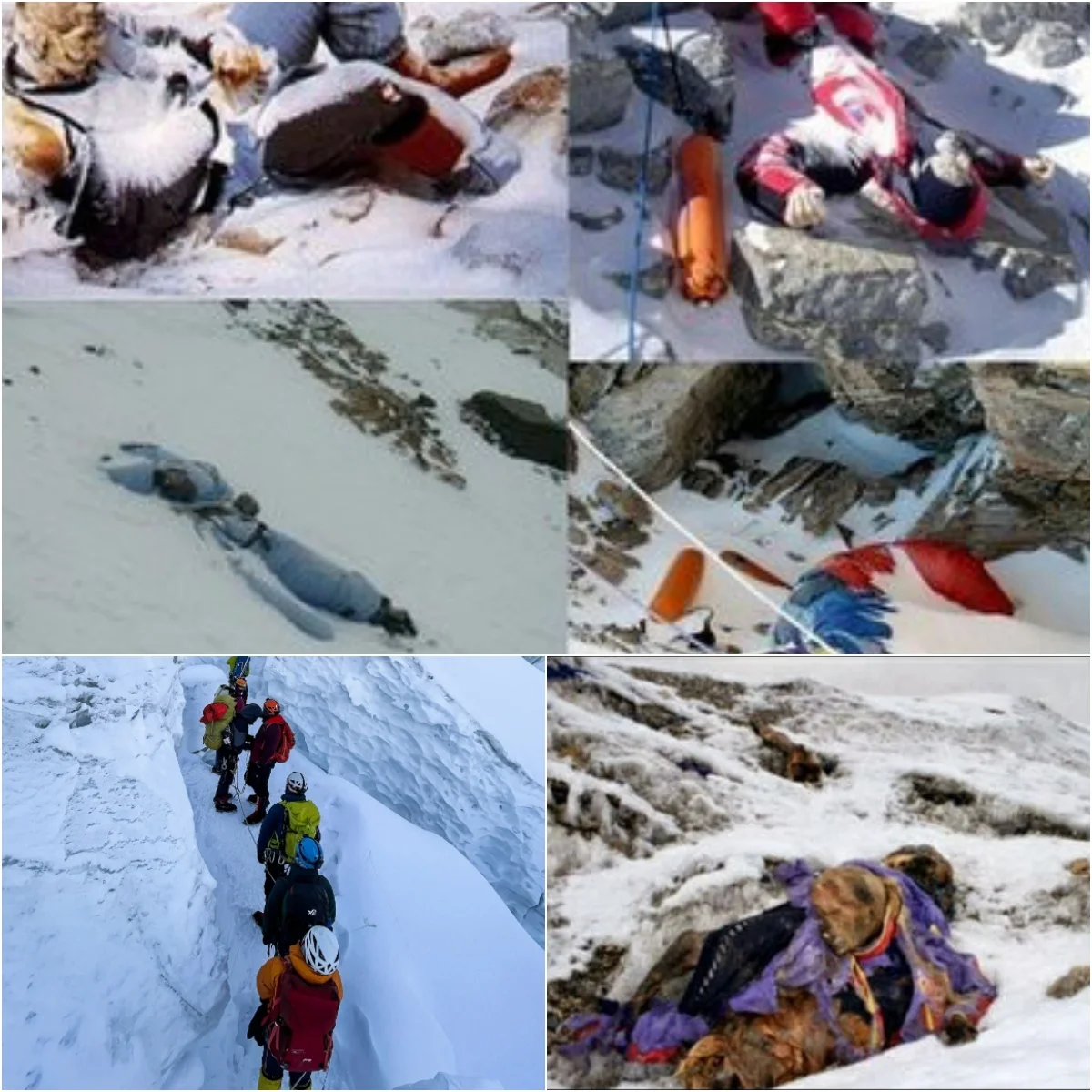 EVEREST'S GRUESOME ROAD SIGNS: How Frozen Corpses Became MACABRE Trail ...