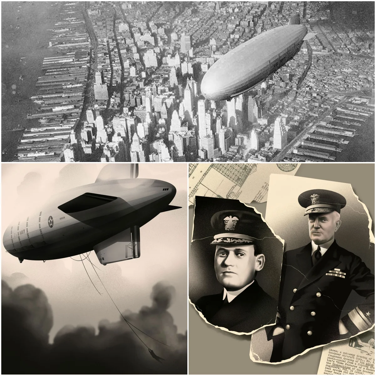 The Titanic of the Skies, USS Akron: Once hailed as the "INVINCIBLE ...