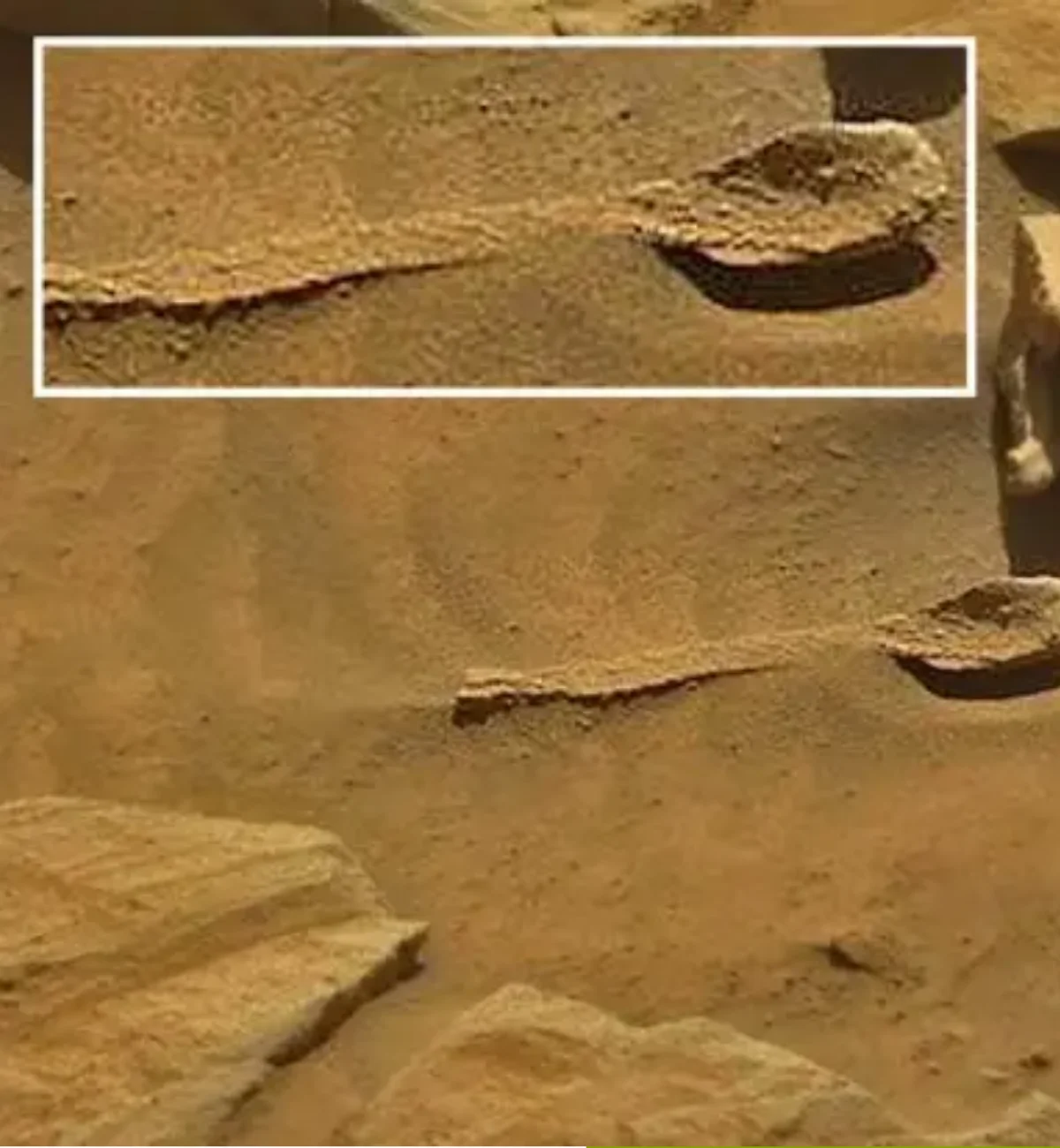 UFO hunters spot ‘spoon’ on the surface of Mars and claim it was used ...