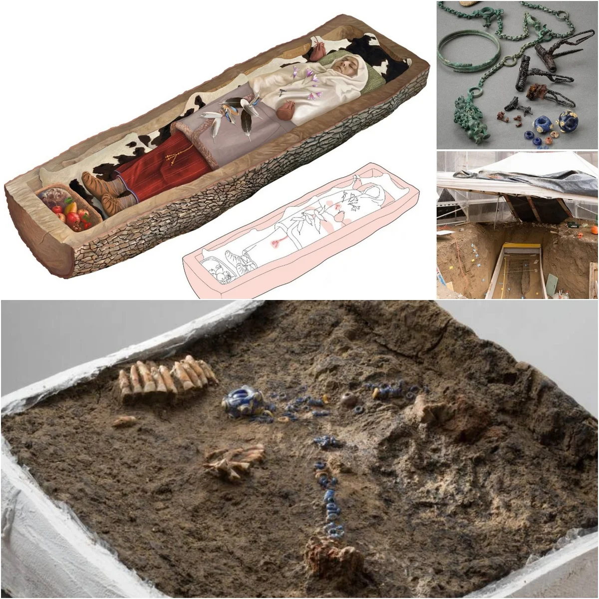 The mystery of the woman in the tree trunk: Archaeologists have just ...