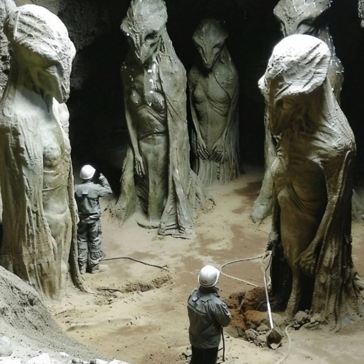 Ancient Enigma: Monster Resembling Entity Found Inside Egyptian Pyramid