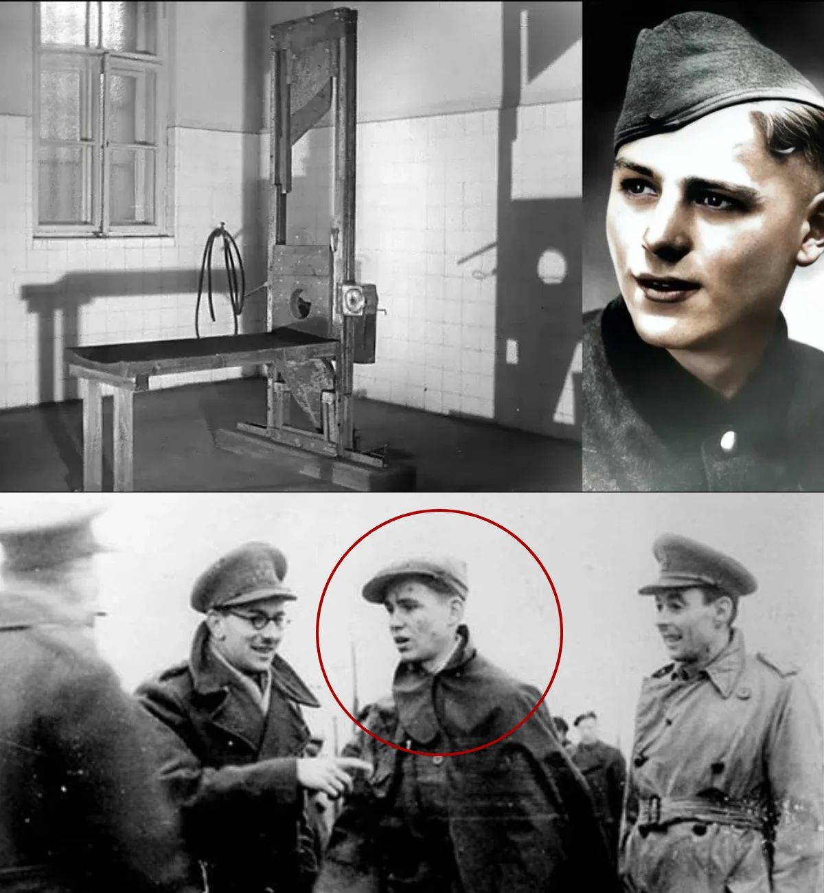 THE FINAL MOMENTS OF THE TEENAGE IMPOSTOR BEFORE THE GUILLOTINE: Willi ...