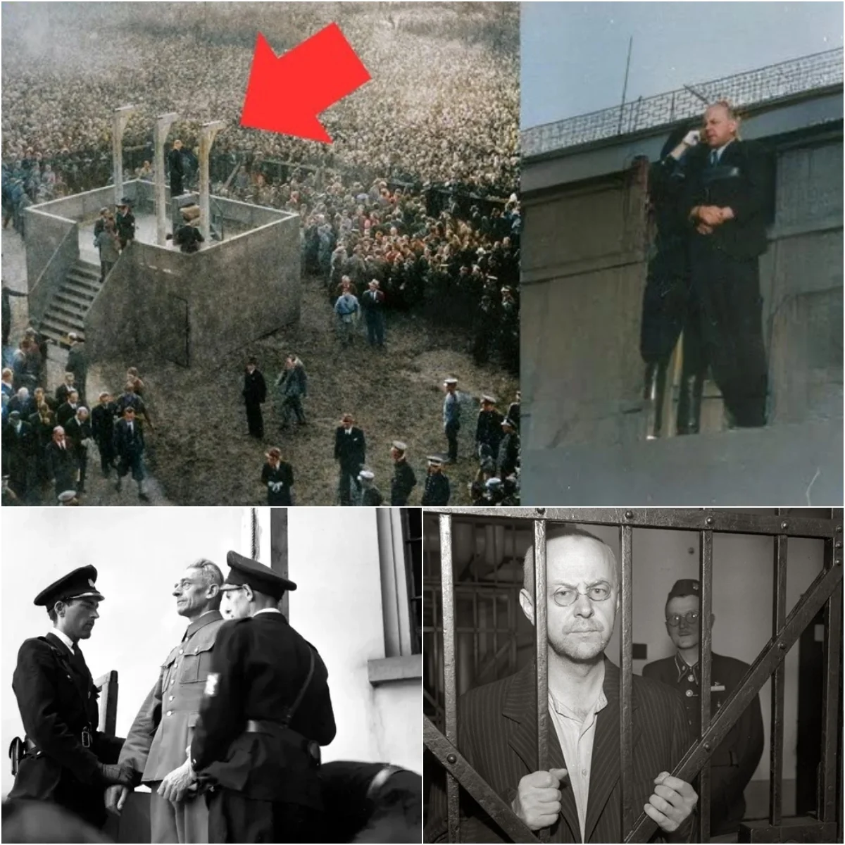 50,000 PEOPLE WERE PRESENT TO WITNESS THE PUBLIC EXECUTION OF THE "NAZI ...