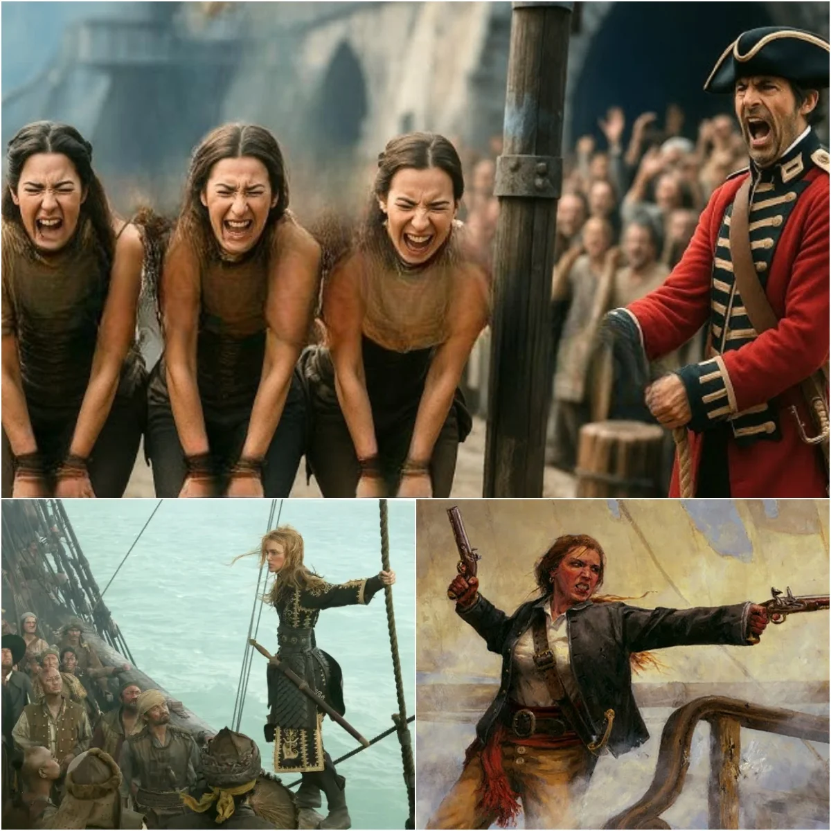 THE TRAGIC FATE OF FEMALE PIRATES IF CAPTURED: The Execution of the ...