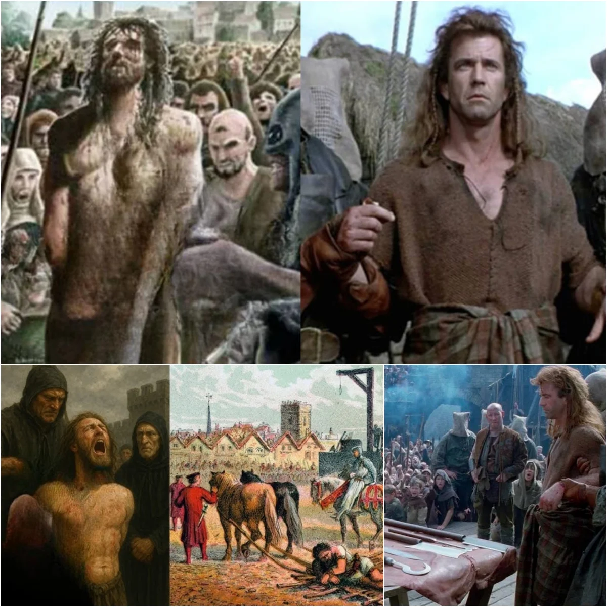 THE MOST BRUTAL PUBLIC EXECUTION IN MEDIEVAL HISTORY: William Wallace ...