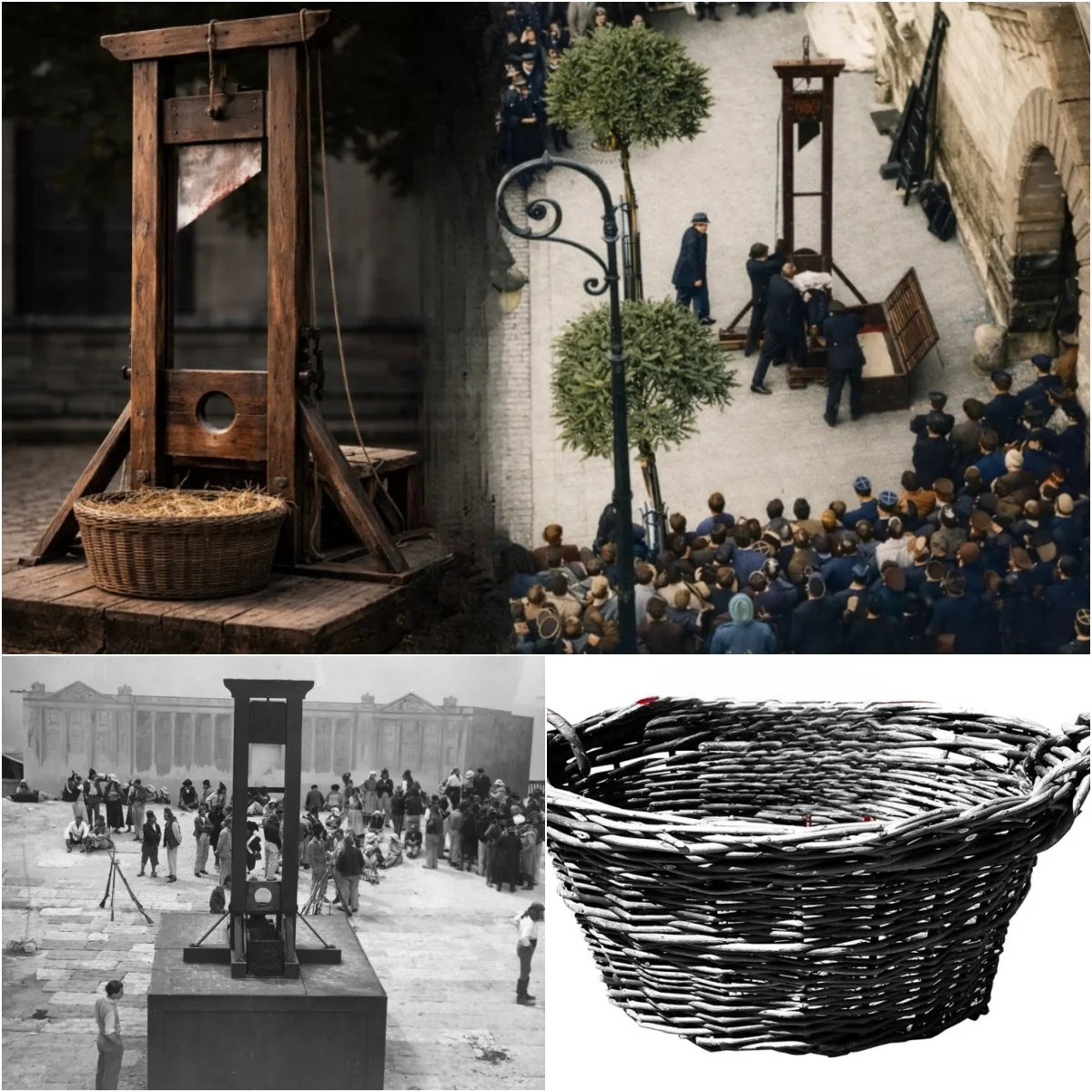 The HORRIFYING truth about the basket that comes with the guillotine ...