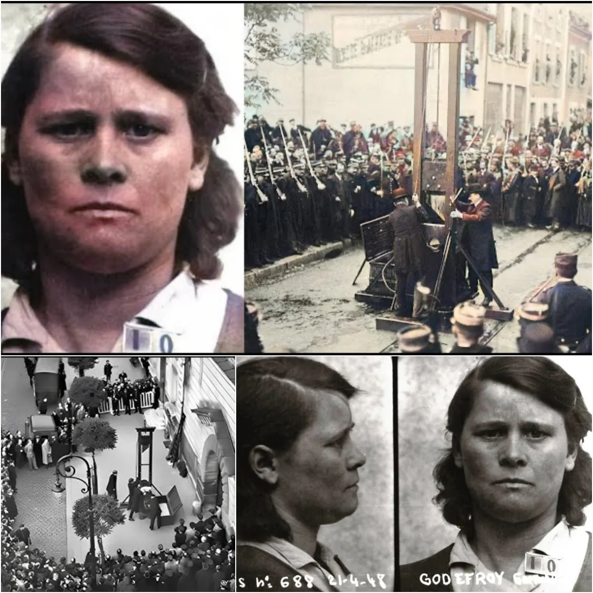 The last woman executed by guillotine in France: The calm, composed ...