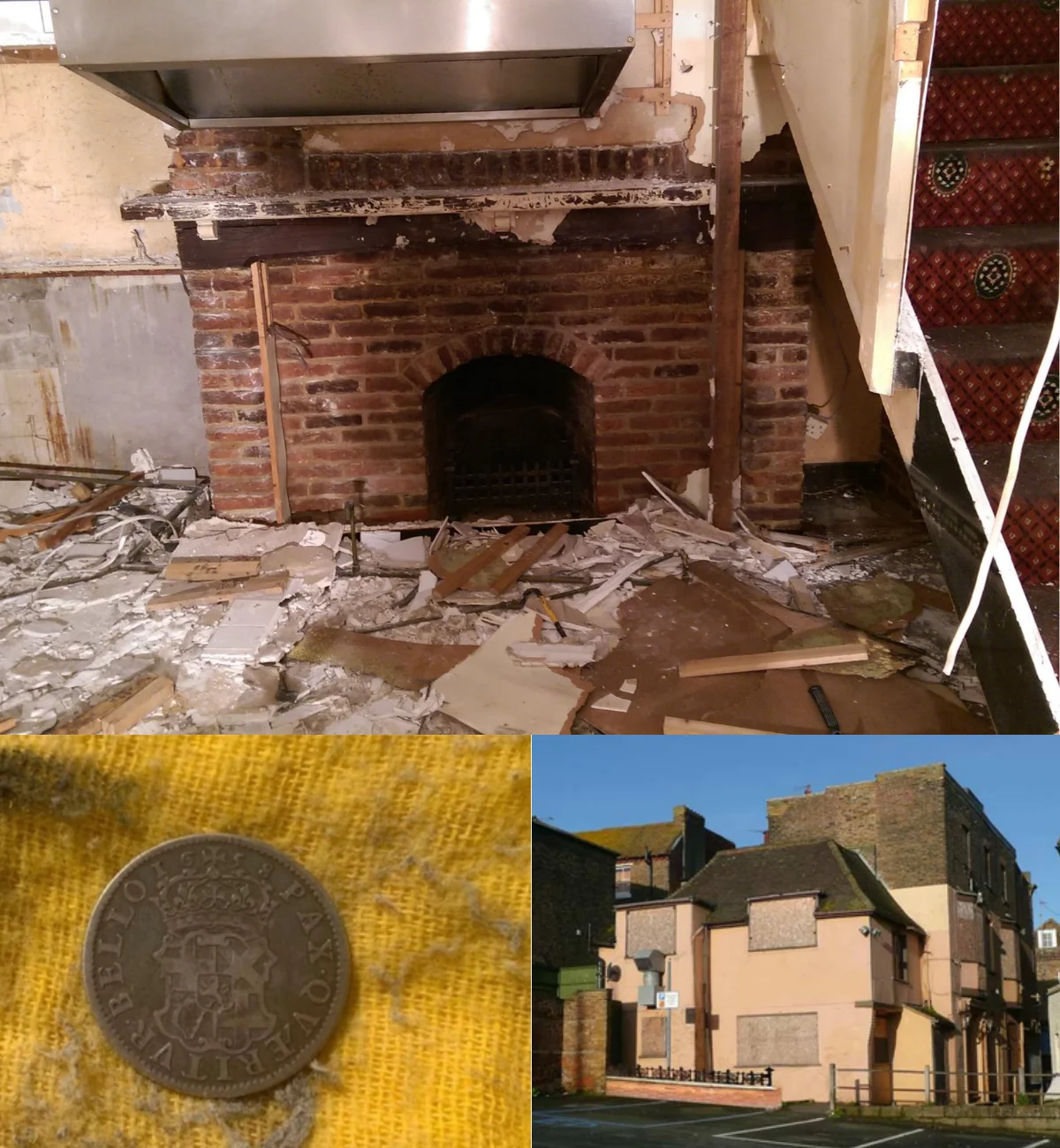 Natural man finds treasure when repairing house. 350 years old ...