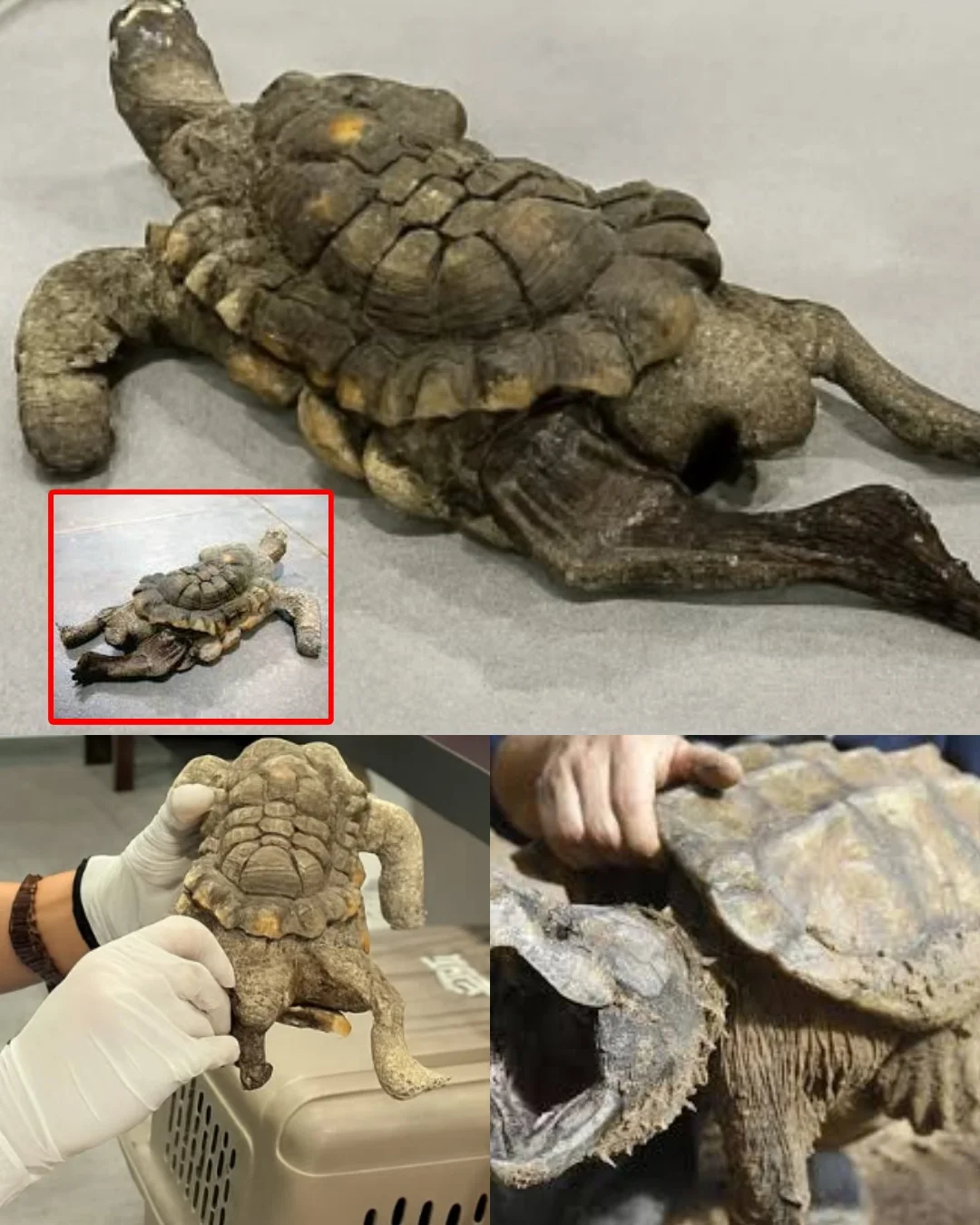 Forgotten for 30 Years in a Locked Room: Shell Deformed, Legs Paralyzed ...