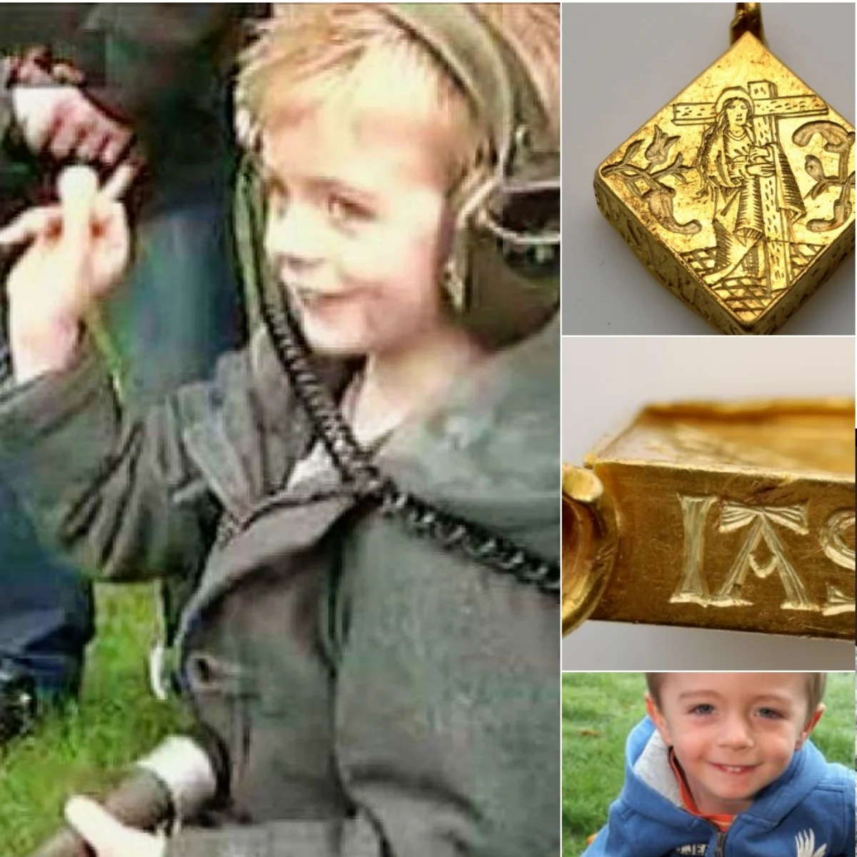 JACKPOT DISCOVERY: A four-year-old treasure hunter was lucky enough to ...